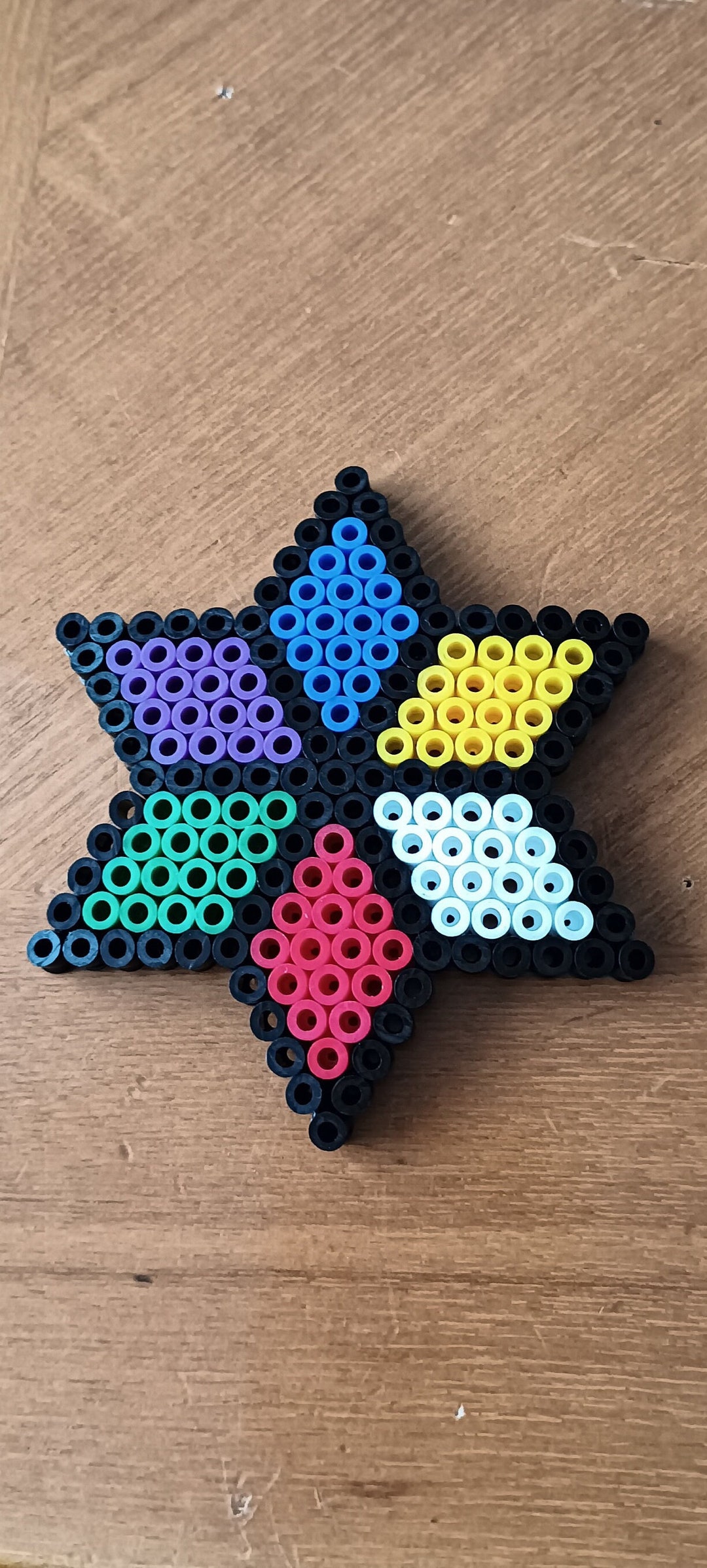 Multiple Colour Perler Star Coaster - Etsy