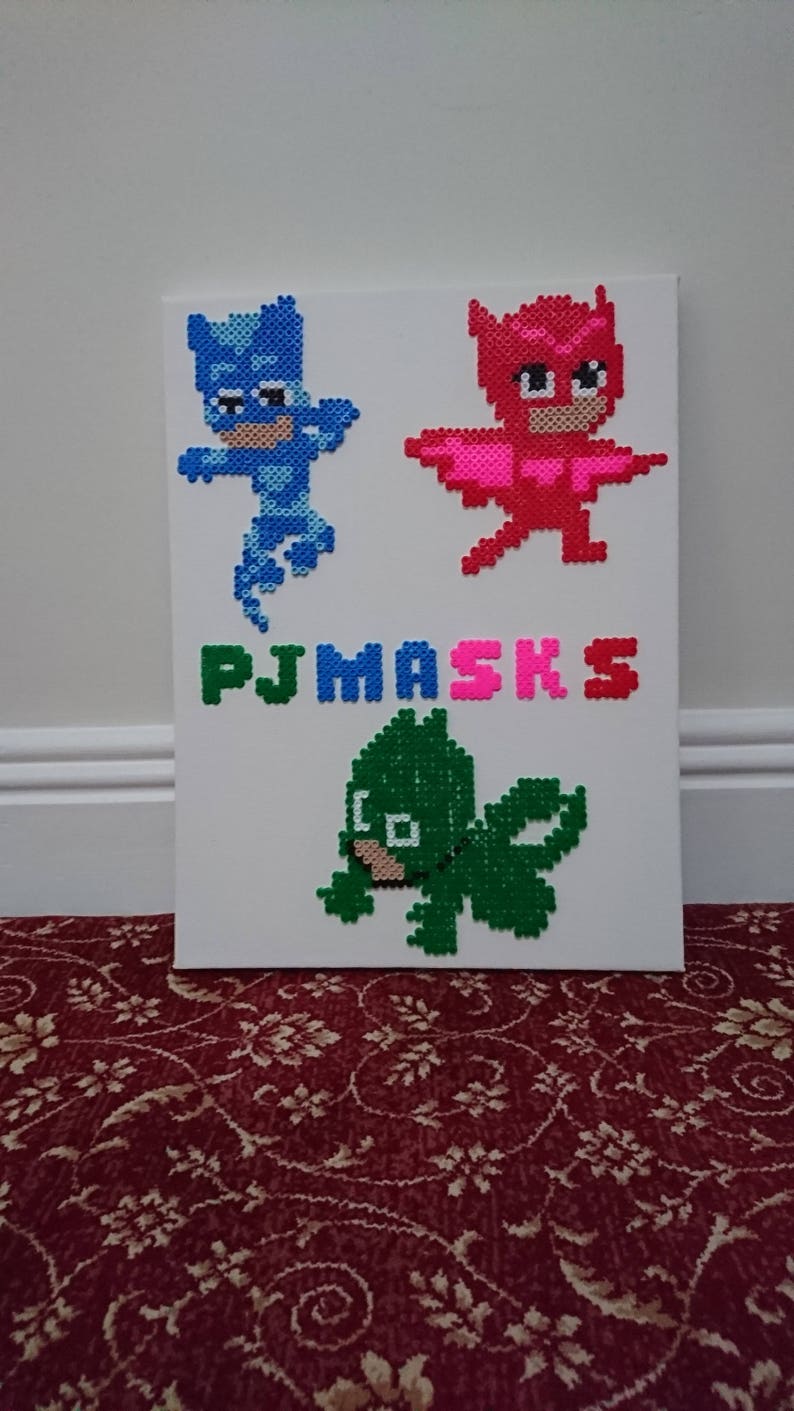 Pj masks perler bead | Etsy