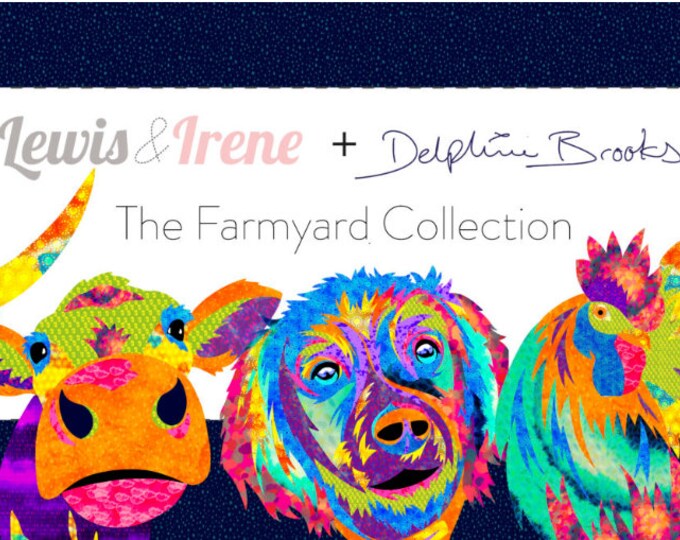 Farmyard Panel -by Lewis & Irene + Delphine Brooks - Etsy