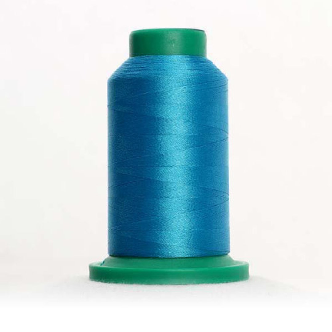 Isacord Thread CARIBBEAN BLUE 4010 for Embroidery, Quilting, Decorative ...