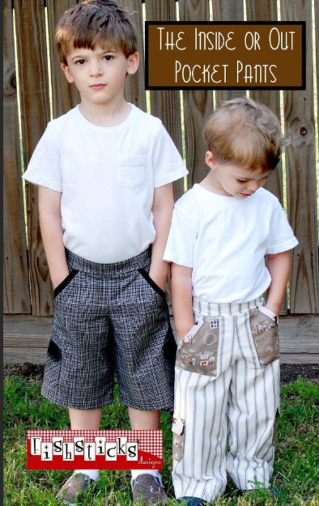 Inside or Out Pocket Pants Pattern From Fishsticks - Etsy