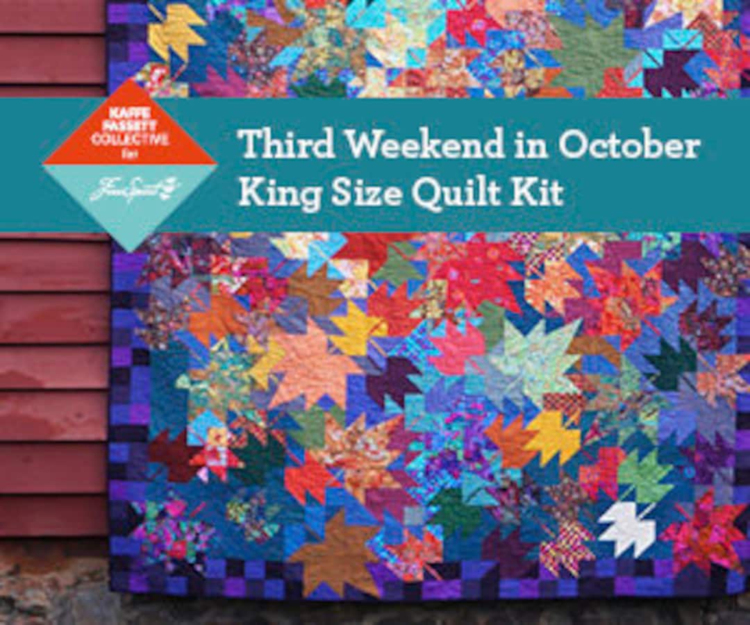 Third Weekend in October Quilt Kit W/kaffe Fassett Collective Fabrics ...