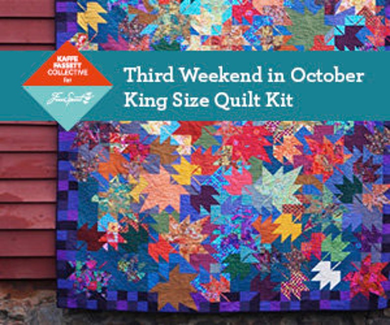 Third Weekend in October Quilt Kit W/kaffe Fassett Collective Fabrics ...