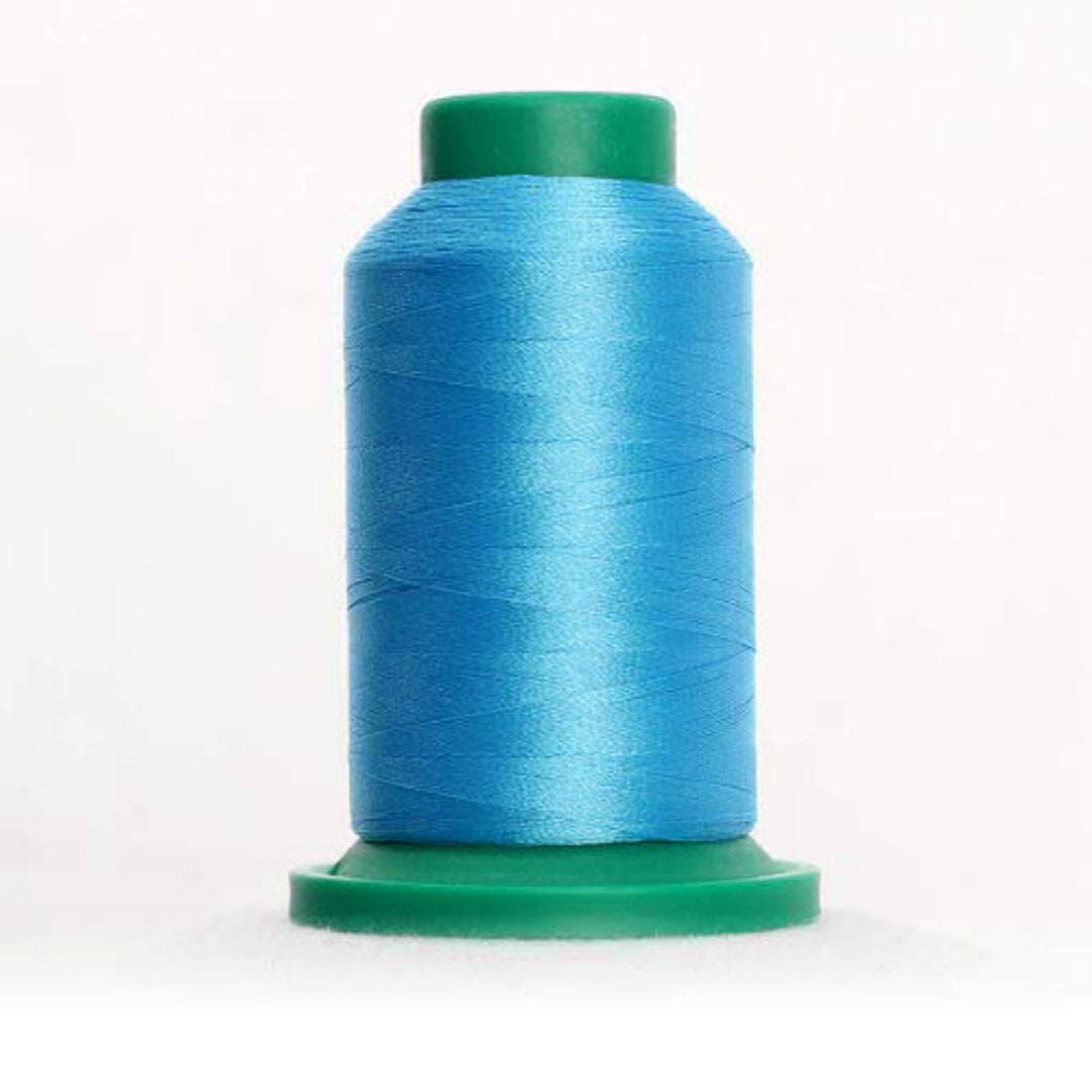 Isacord Thread CRYSTAL BLUE 3910 for Embroidery, Quilting, Decorative ...