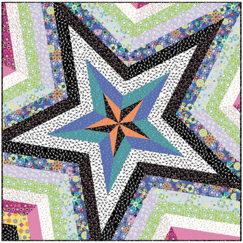 Star Storm Quilt Kit by Victoria Findlay Wolfe - Etsy