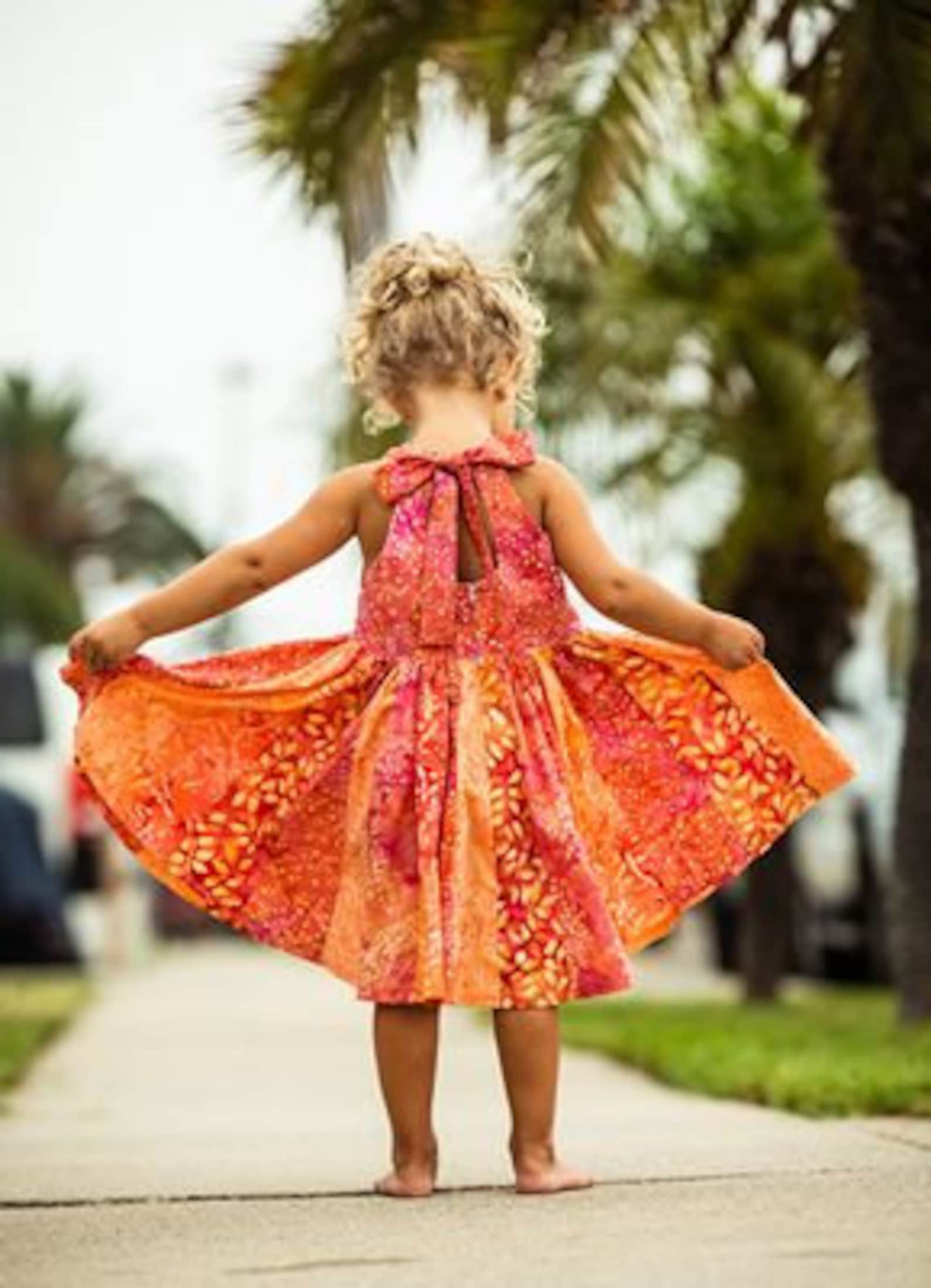 Aloha Dress Pattern for Girls, Sewfast Design SFDALOHA2018 - Etsy