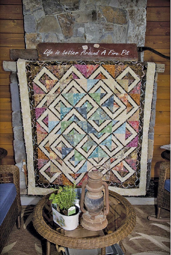 Labyrinth a Quilt Pattern and Templates by Judy and Judel | Etsy