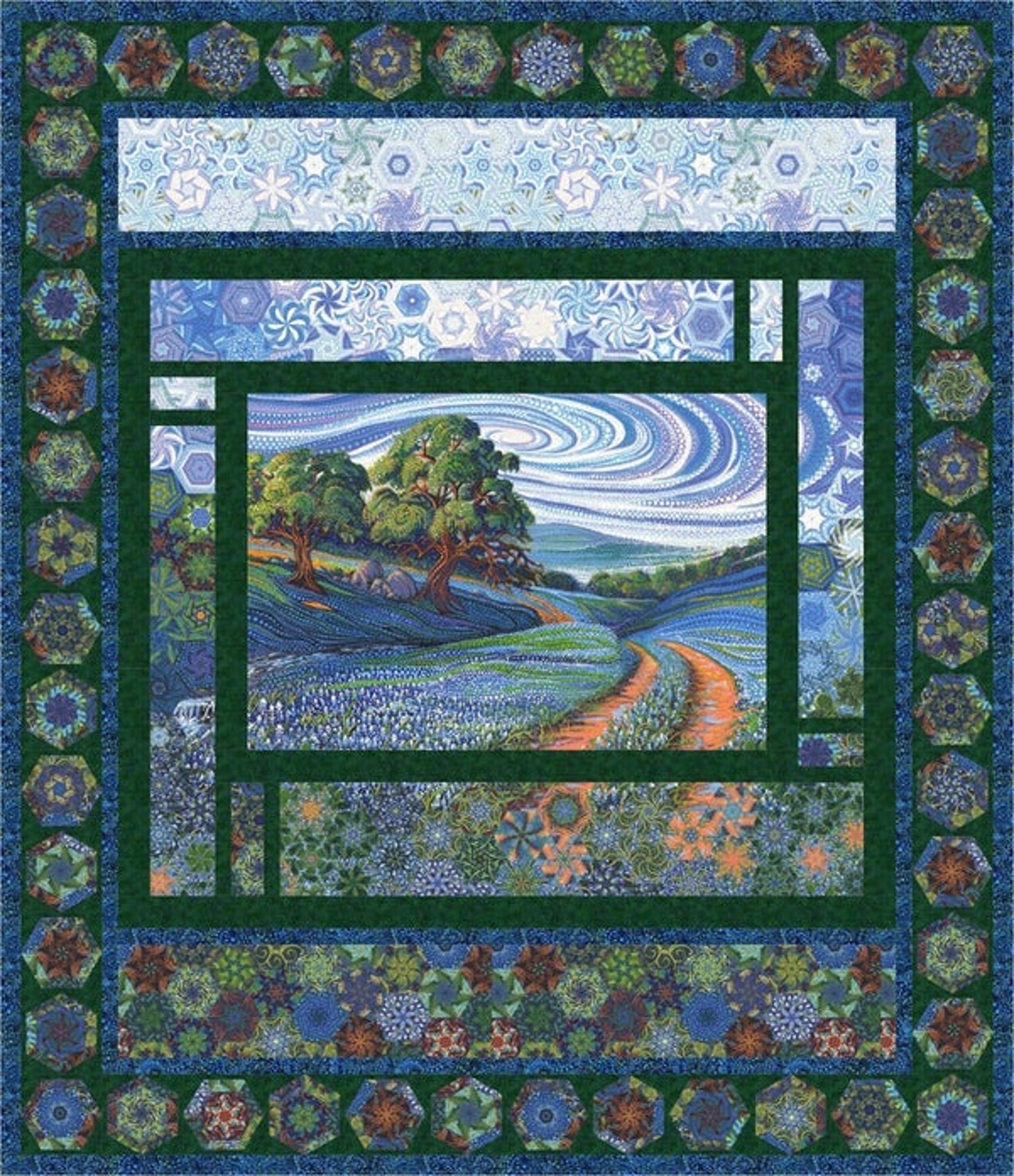 Winding Way Quilt a Quilt Pattern - Etsy