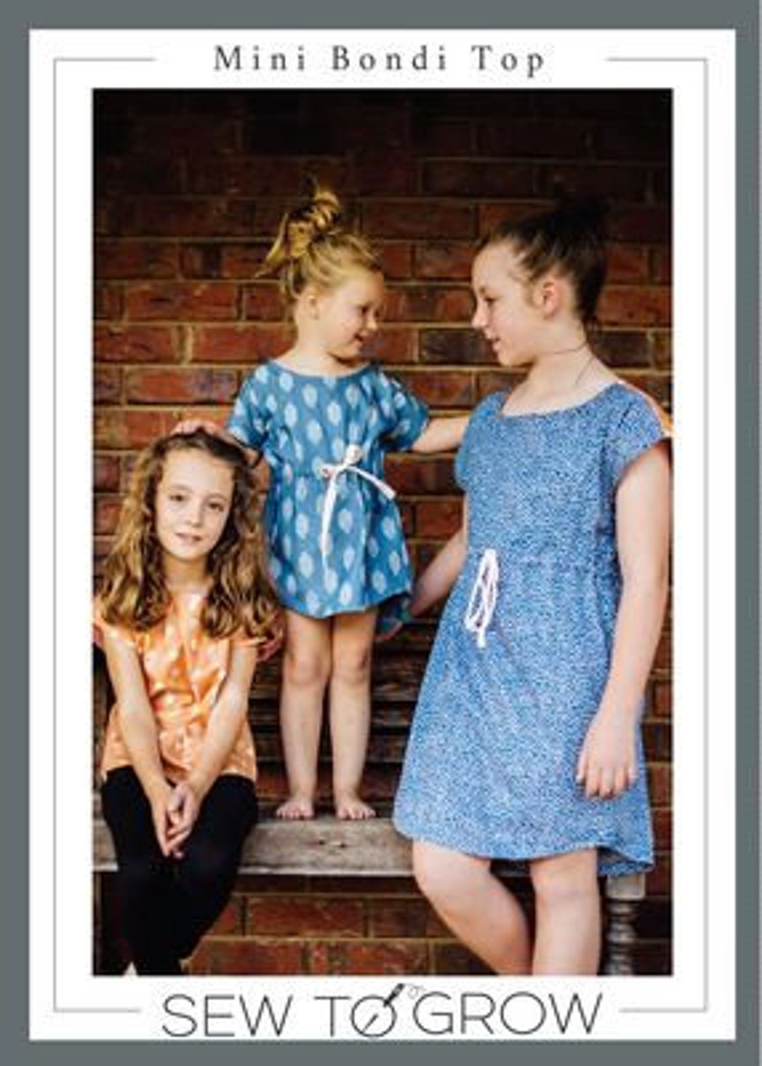 Mini Bondi Top & Dress Pattern for Girls, Sew to Grow SWTG18 - Etsy
