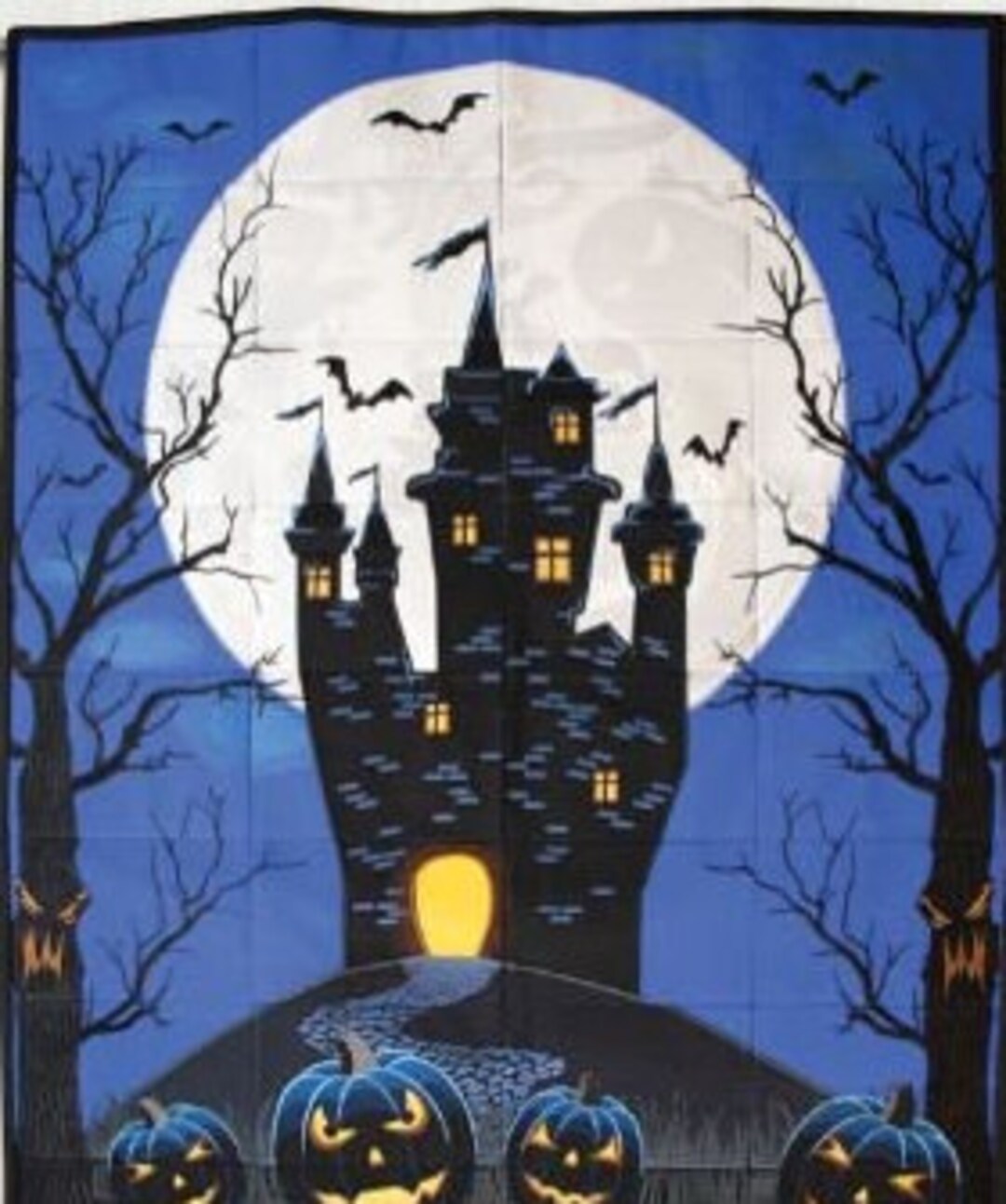 OESD Haunted Hill Mansion Tiling Scene Design and Thread Kit Bundle for ...