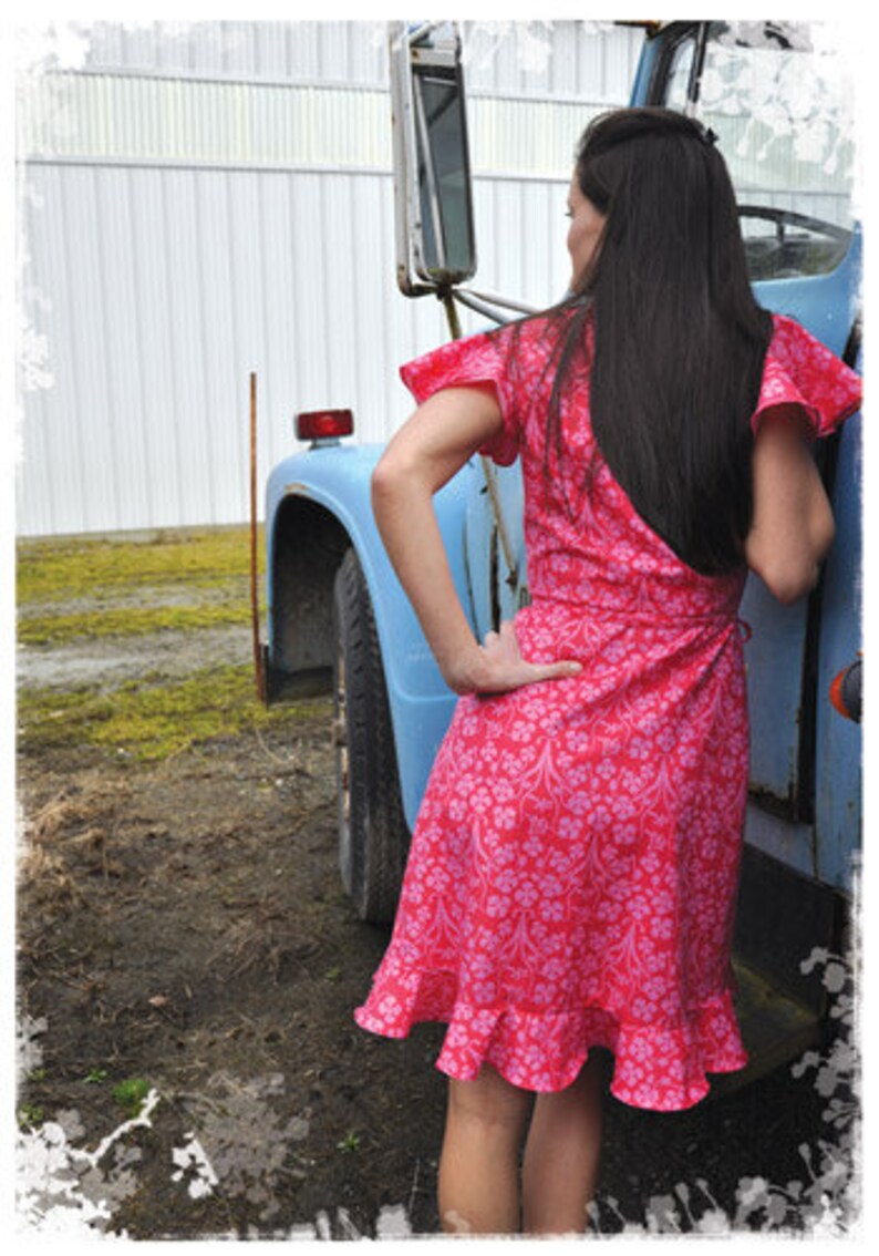 The Wrap Dress Pattern - Etsy