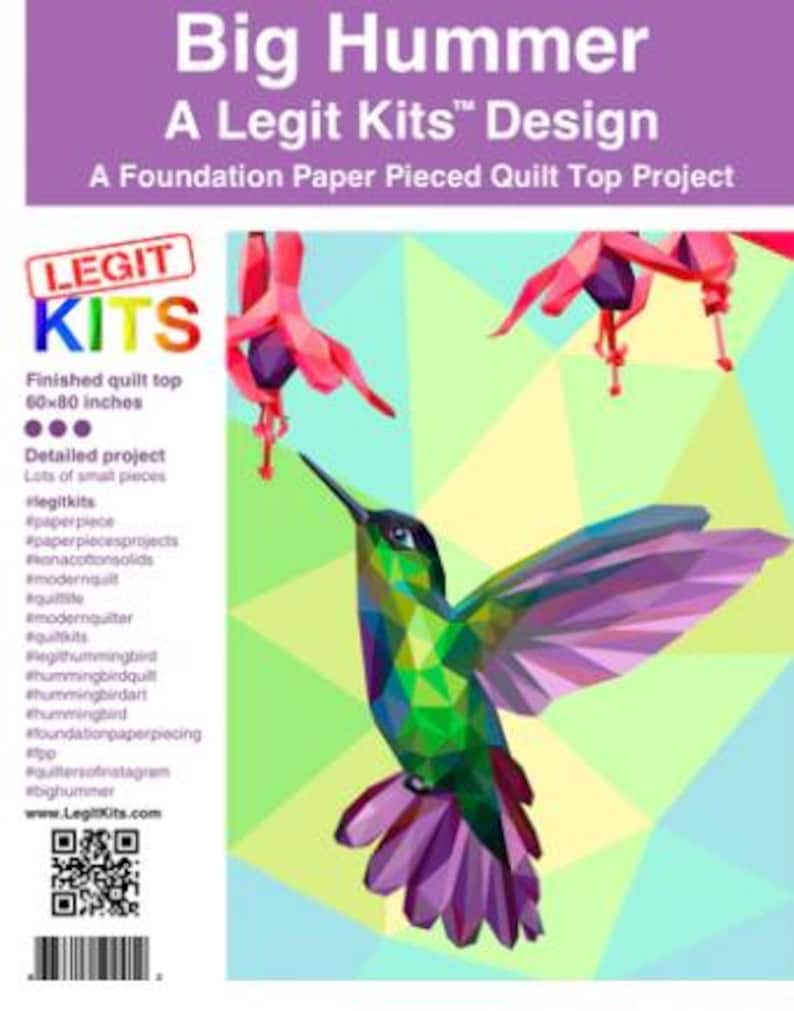 Legit Kits - Large Foundation Paper Pieced Quilt Top Project (60X80 ...