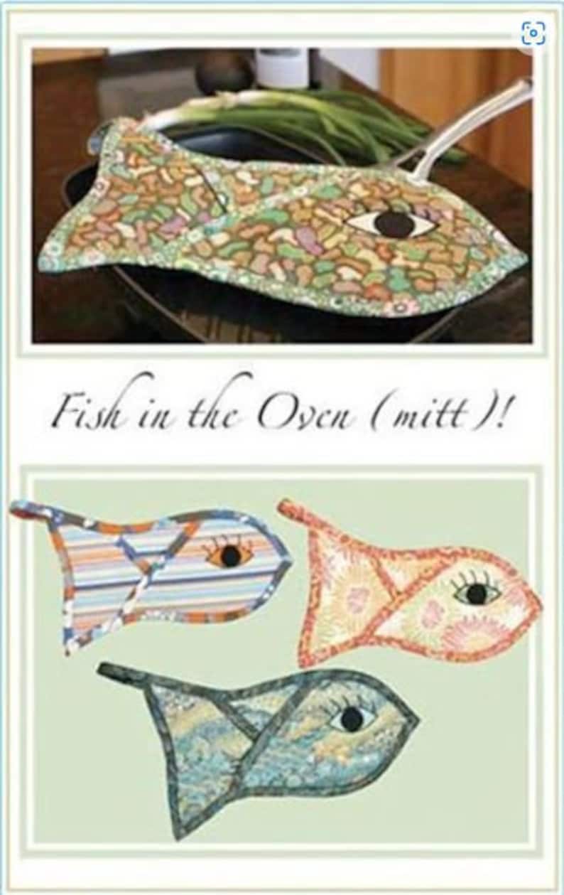Fish in the Oven Mitt Pattern by Vanilla House Designs - Etsy