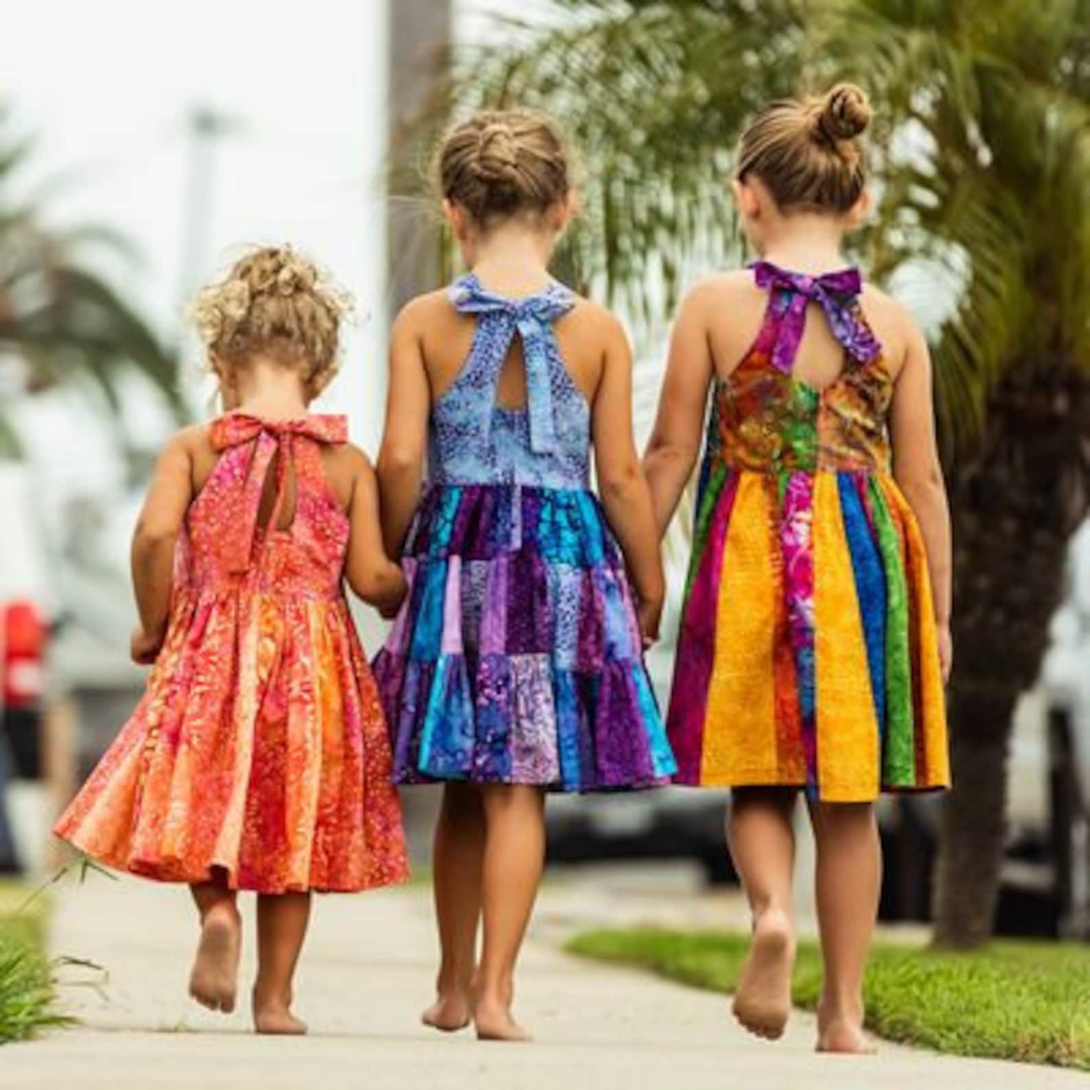 Aloha Dress Pattern for Girls, Sewfast Design SFDALOHA2018 - Etsy