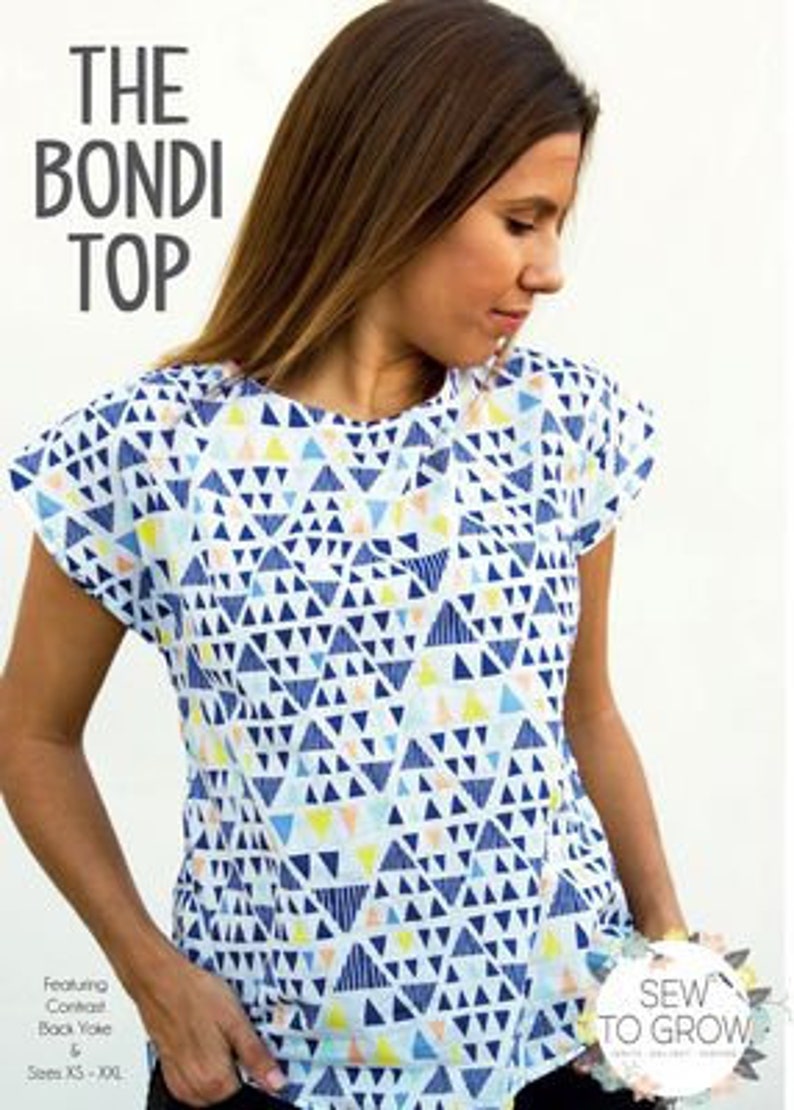 The Bondi Top Pattern Sew to Grow SWTG16 - Etsy