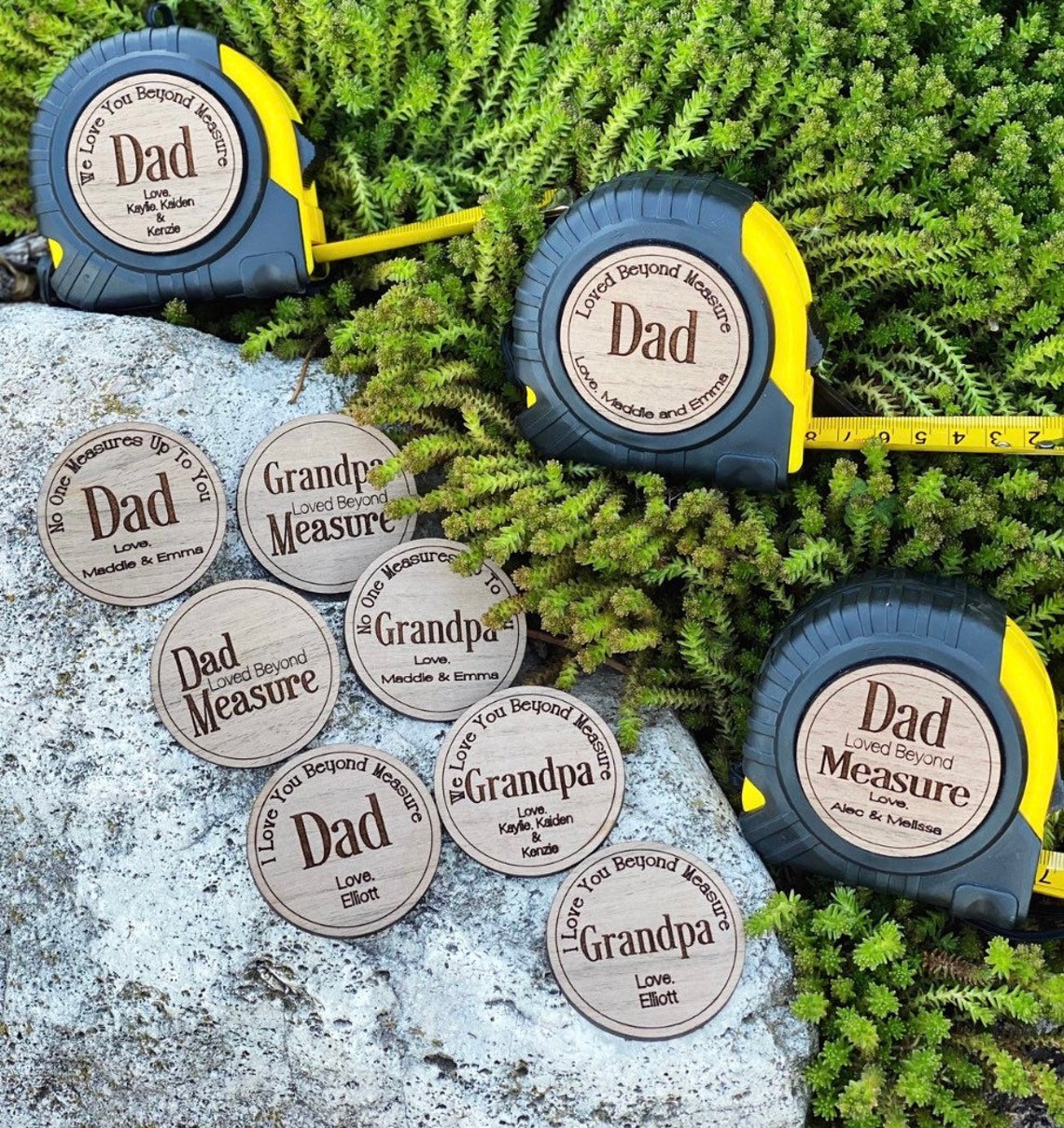 Personalized Tape Measure Personalized Gift for Father's | Etsy