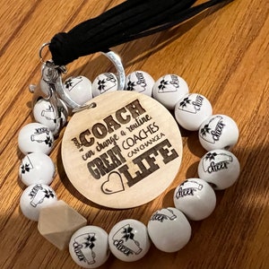 Cheer Coach Gift, Cheerleading, Cheer Coach, Personalized Keychain ...