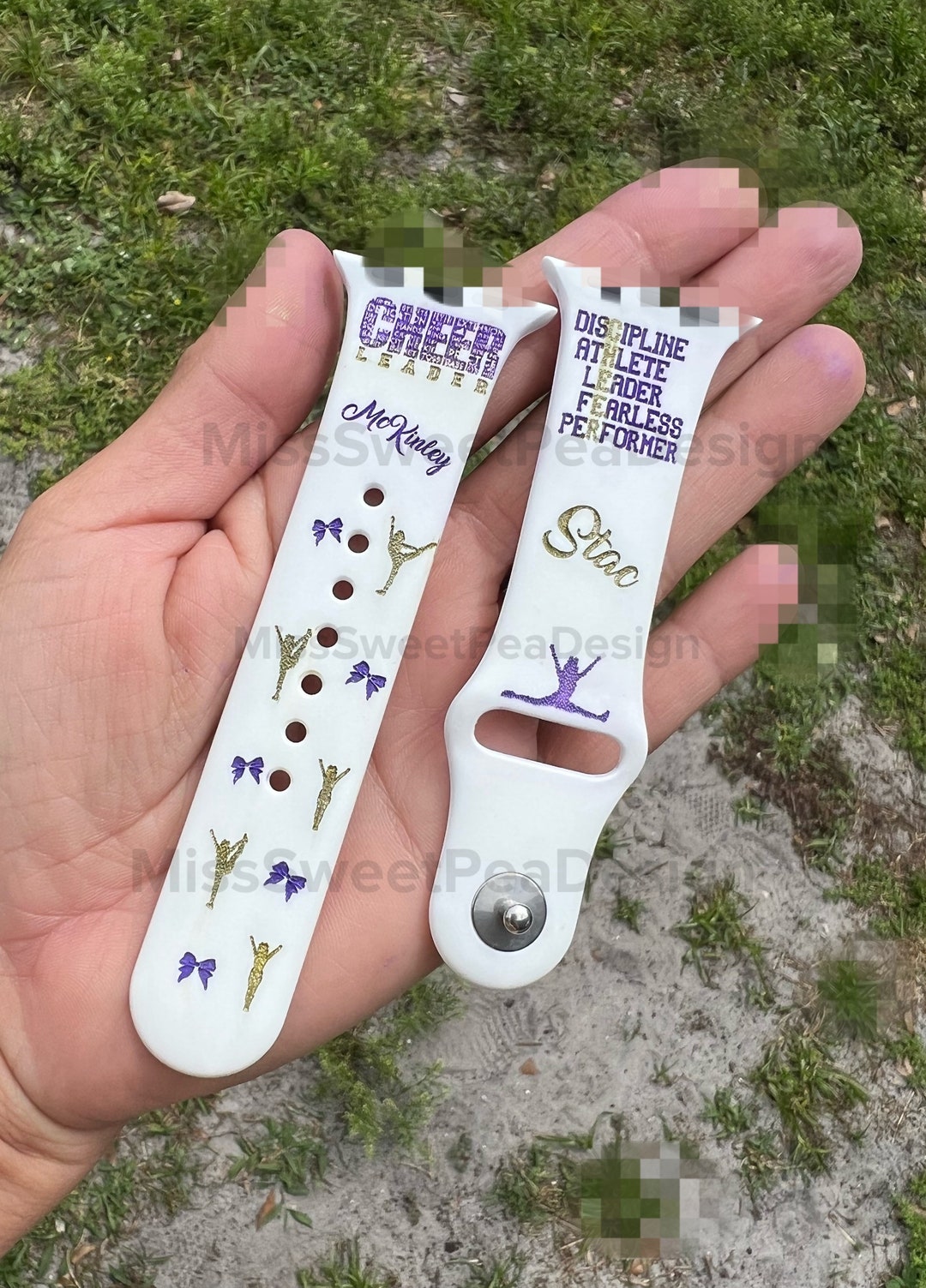 All Star Cheerleader Watchband/ No Pompoms Cheer Mom/ Cheer Comp/ Cheer ...