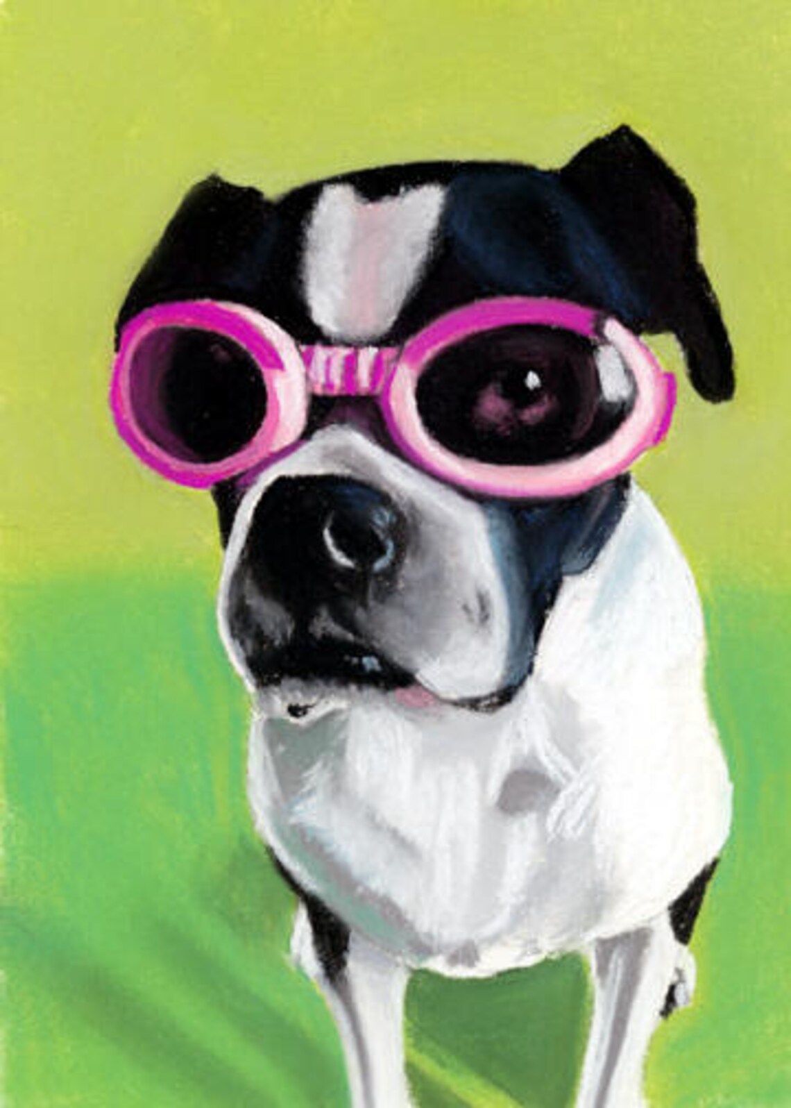 Dogs in Goggles Custom Pet Portrait - Etsy
