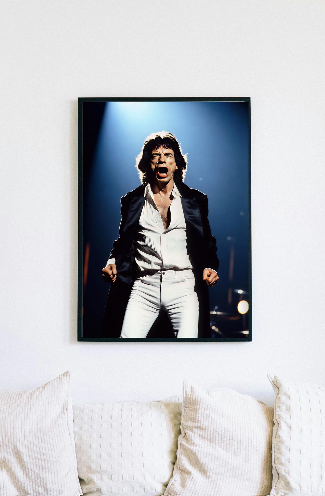 Poster Mick Jagger Performing on Stage,digital Download Print,poster,t ...