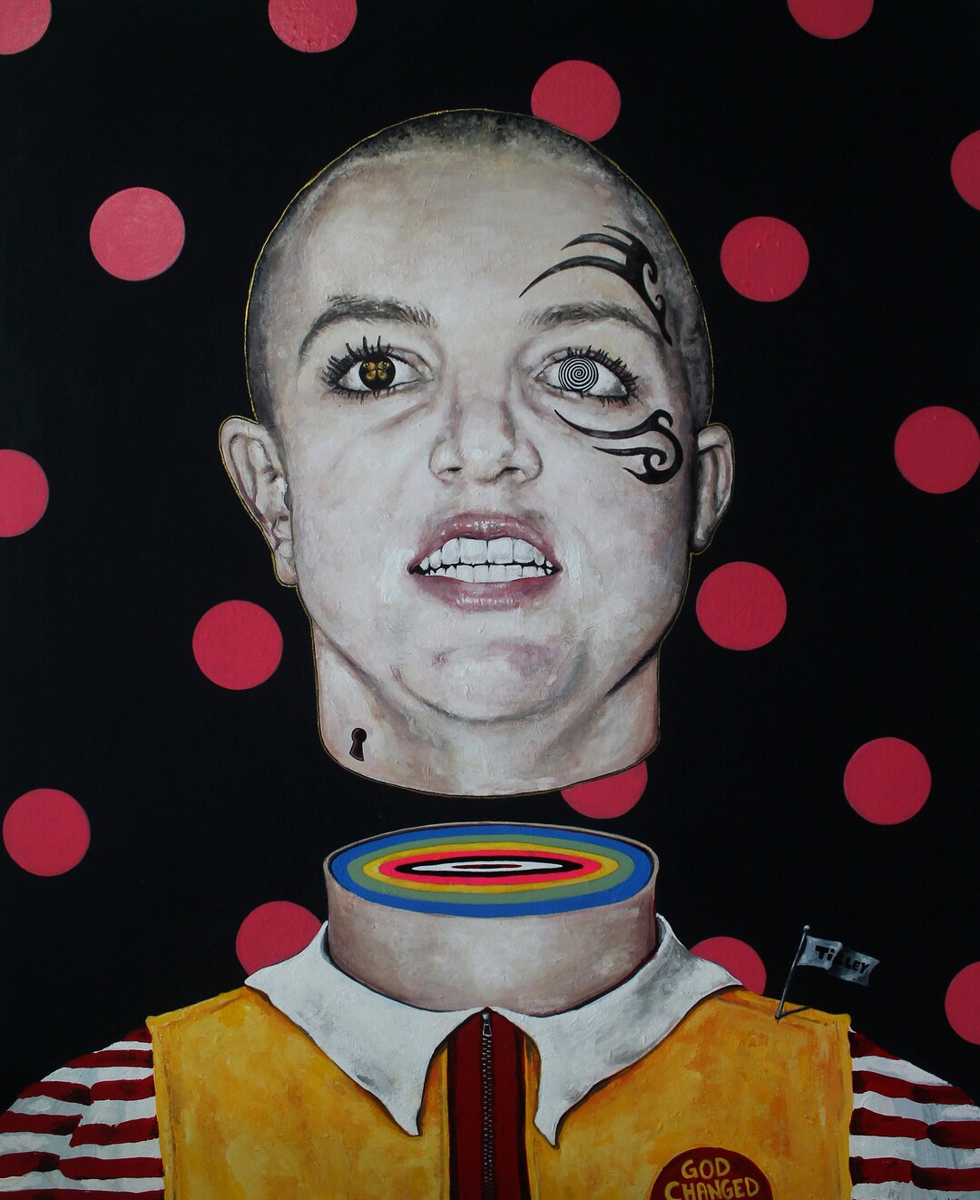 God Changed Celebrity Mash up Apocalypse Digital Poster Wet Dream Pop ...