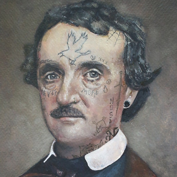 Poe Portrait - Etsy