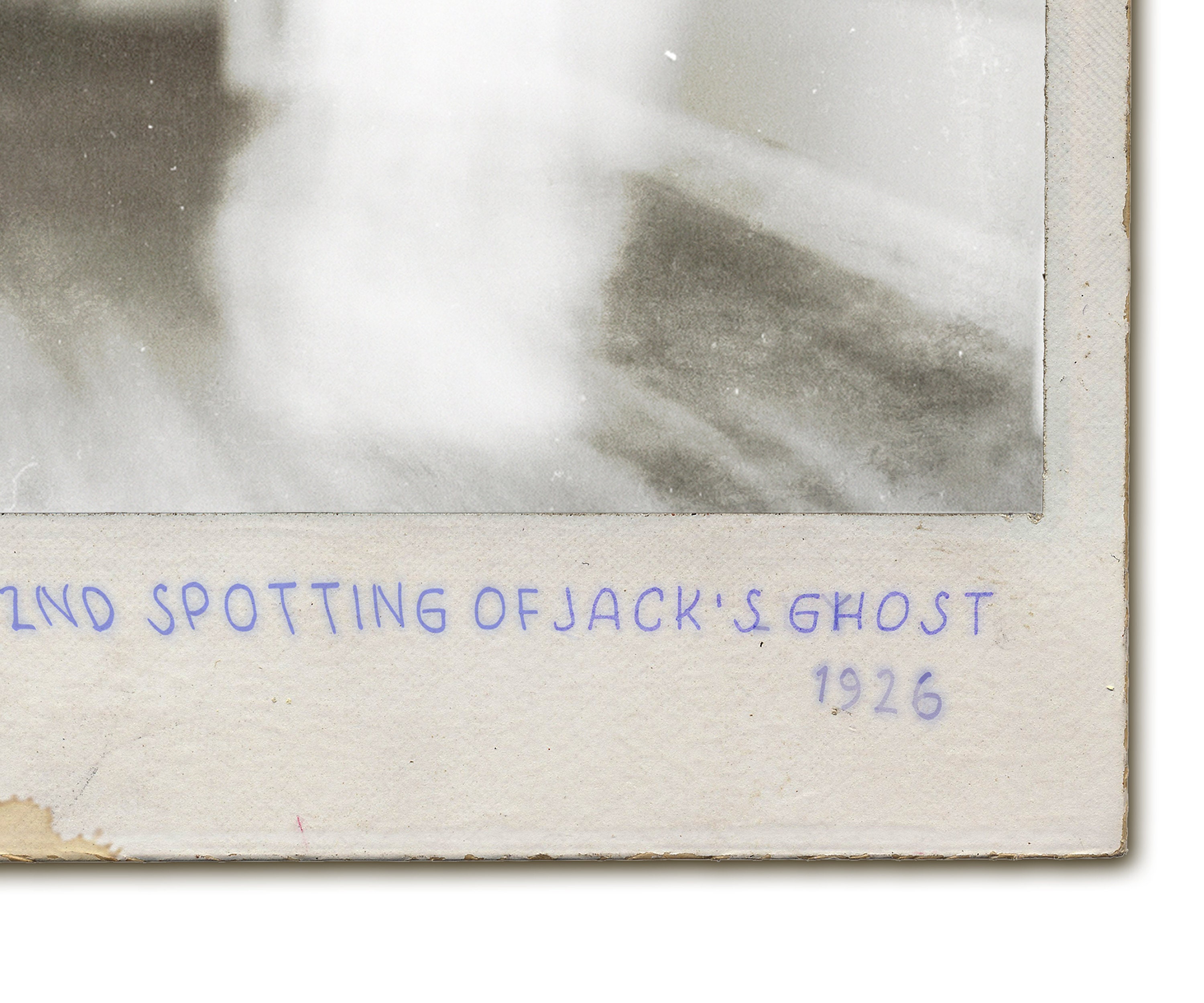 Jack's Ghost Caught on Camera Vintage Photograph Ghost Captured Rare ...