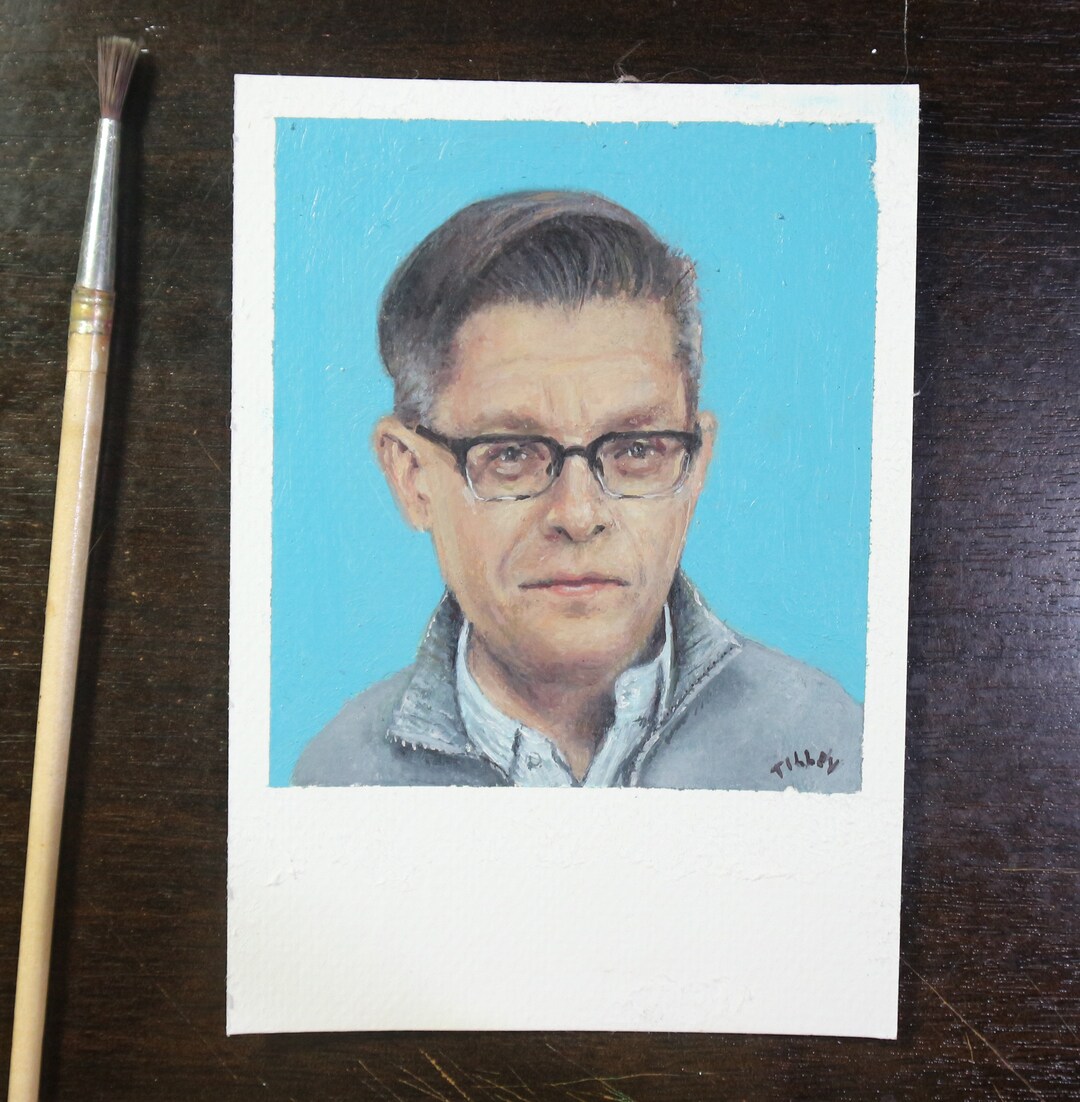 Mini Beeple Oil Painting A Small Little Portrait of Mike Winkelmann ...