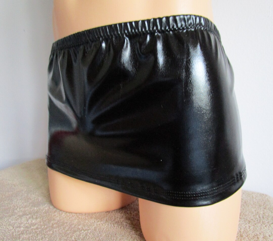 Faux Leather Micro Mini Short Skirt 10 Length Sizes Xxs 5x Etsy