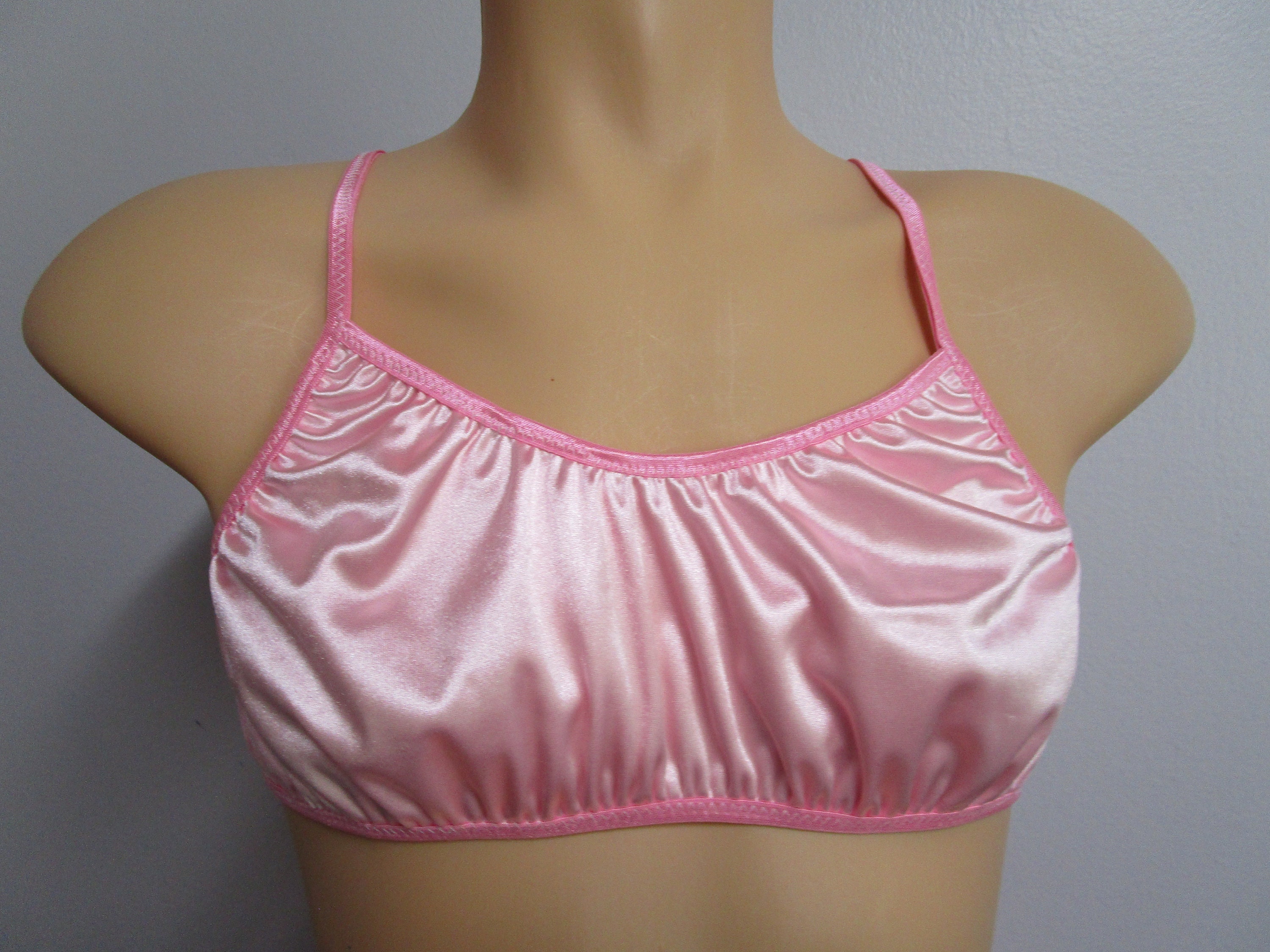 Nylon Spandex Pull On Bra W Matching Adjustable Straps And Etsy