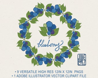 Blueberry paper | Etsy