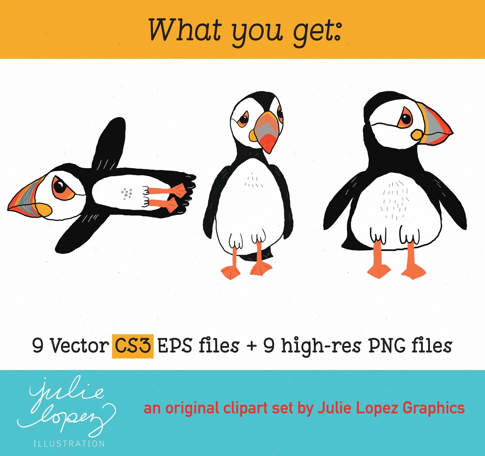 Puffin Clipart / Funny Clipart / Puffins Art / Puffling / Cute - Etsy