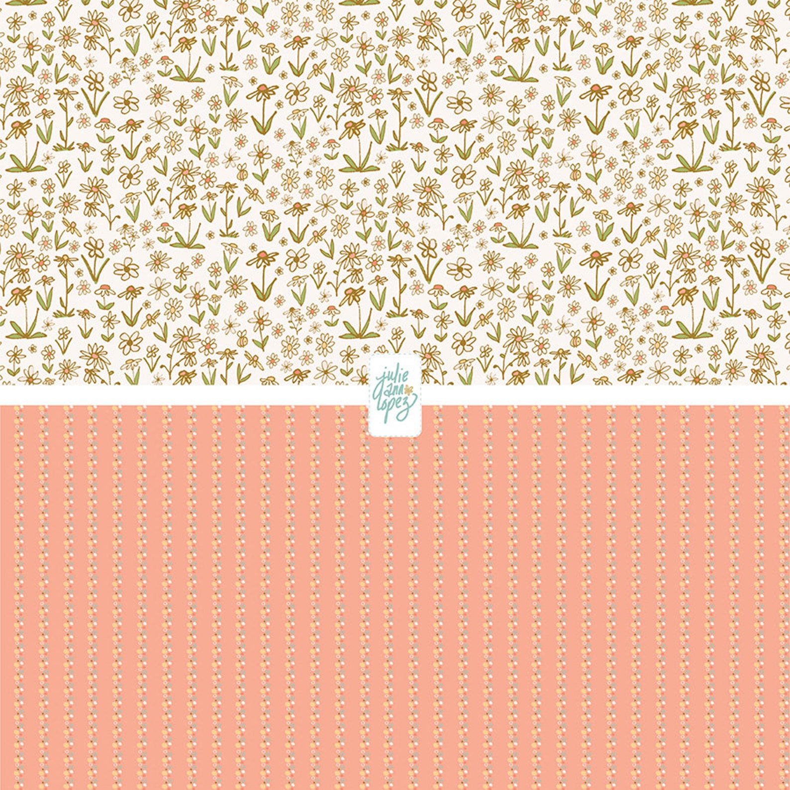 Daisy Printable Papers Flower Digital Download Paper in 12x12 - Etsy