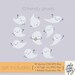 Friendly Ghost Clipart / Halloween/ Spooky-cute / Downloadable Clip Art ...