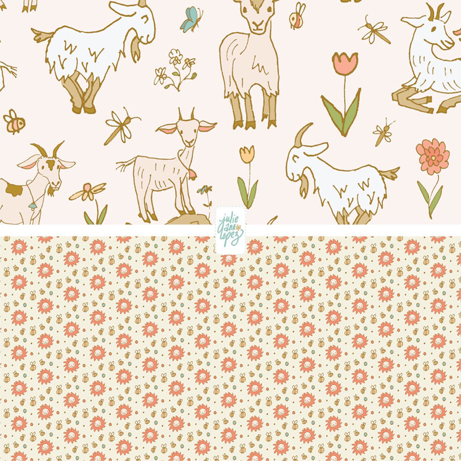Country Farmhouse Printable Papers Goats Digital Download | Etsy India