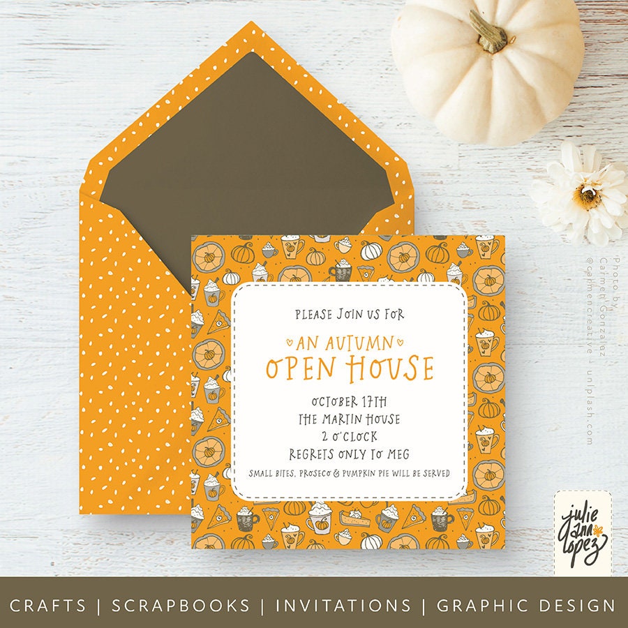 Pumpkin Spice Printable Papers, Digital Download Paper in 12x12 Inches ...
