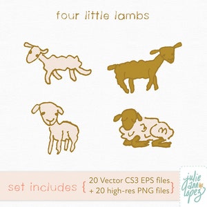 Sheep Clipart / Farm Animals / Downloadable Clip Art / Commercial Use ...