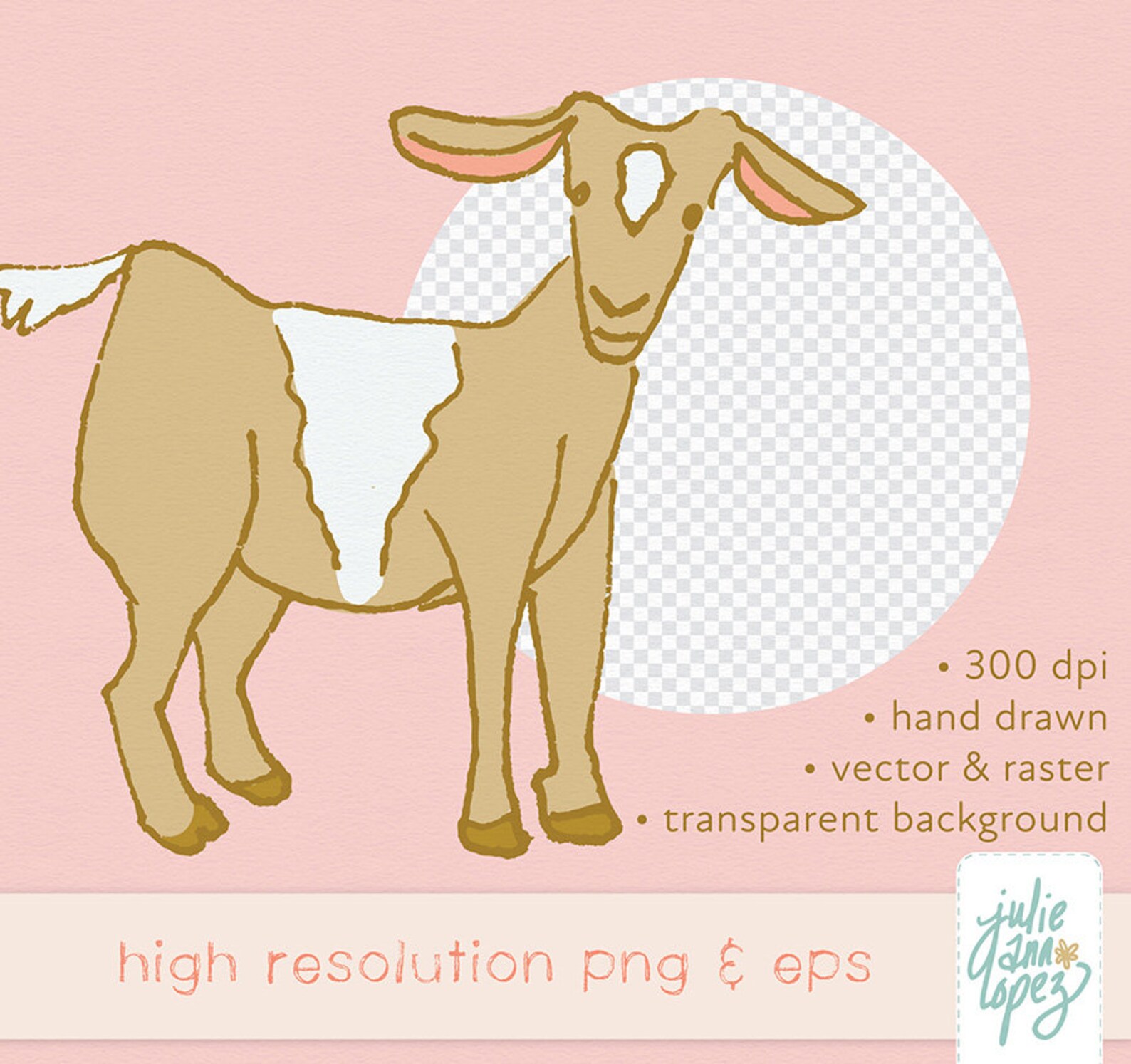 Goat Clipart / Farm Animals / Downloadable Clip Art / Commercial Use ...