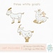 Goat Clipart / Farm Animals / Downloadable Clip Art / Commercial Use ...