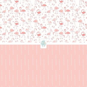 Flamingo Printable Papers, Digital Download Paper in 12x12 Inches, Pink ...