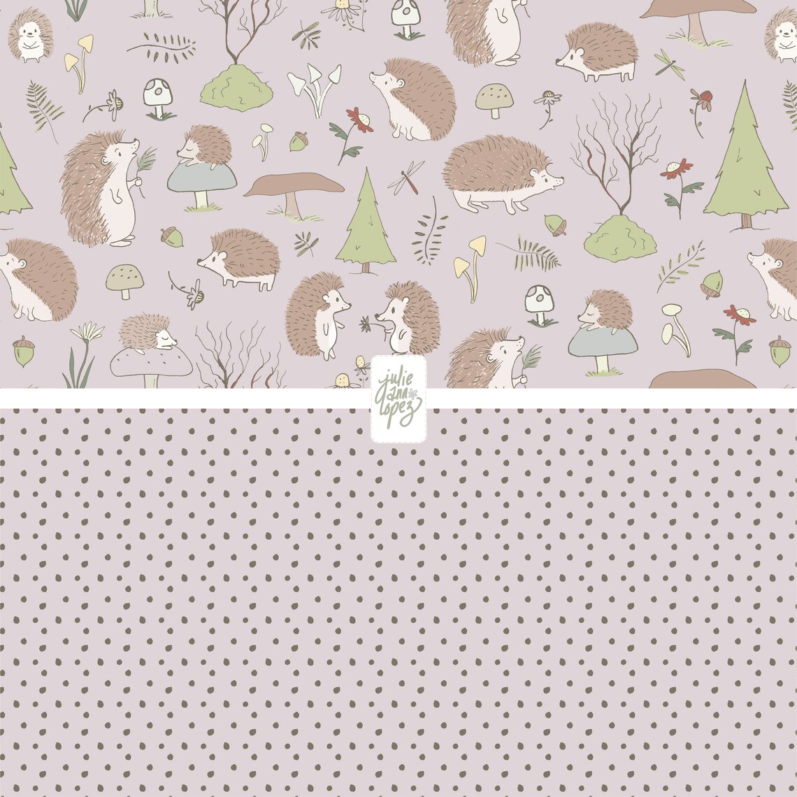 Hedgehog Printable Papers, Digital Download Paper in 12x12 Inches ...
