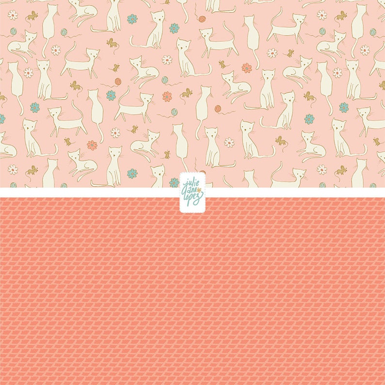 Kitties With Yarn Printable Papers Cats Digital Download | Etsy