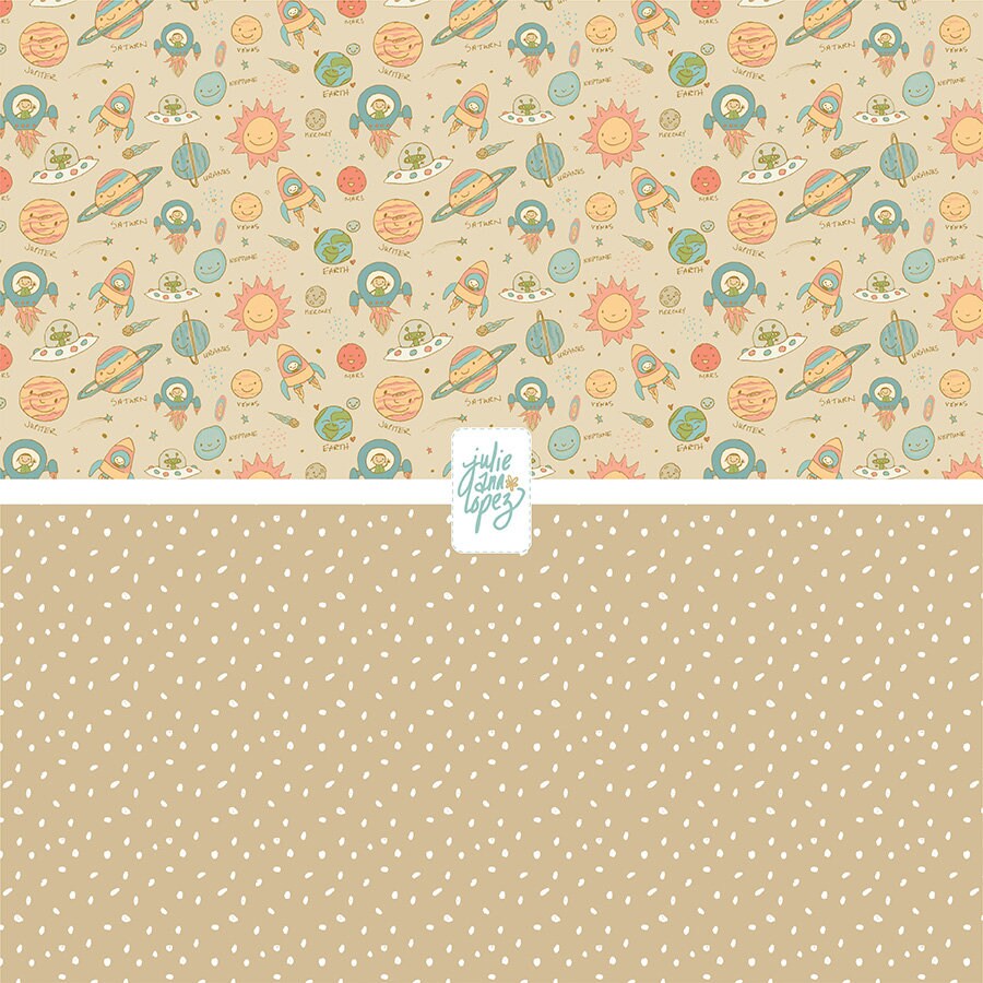 Solar System Printable Papers Digital Download Paper in 12x12 - Etsy