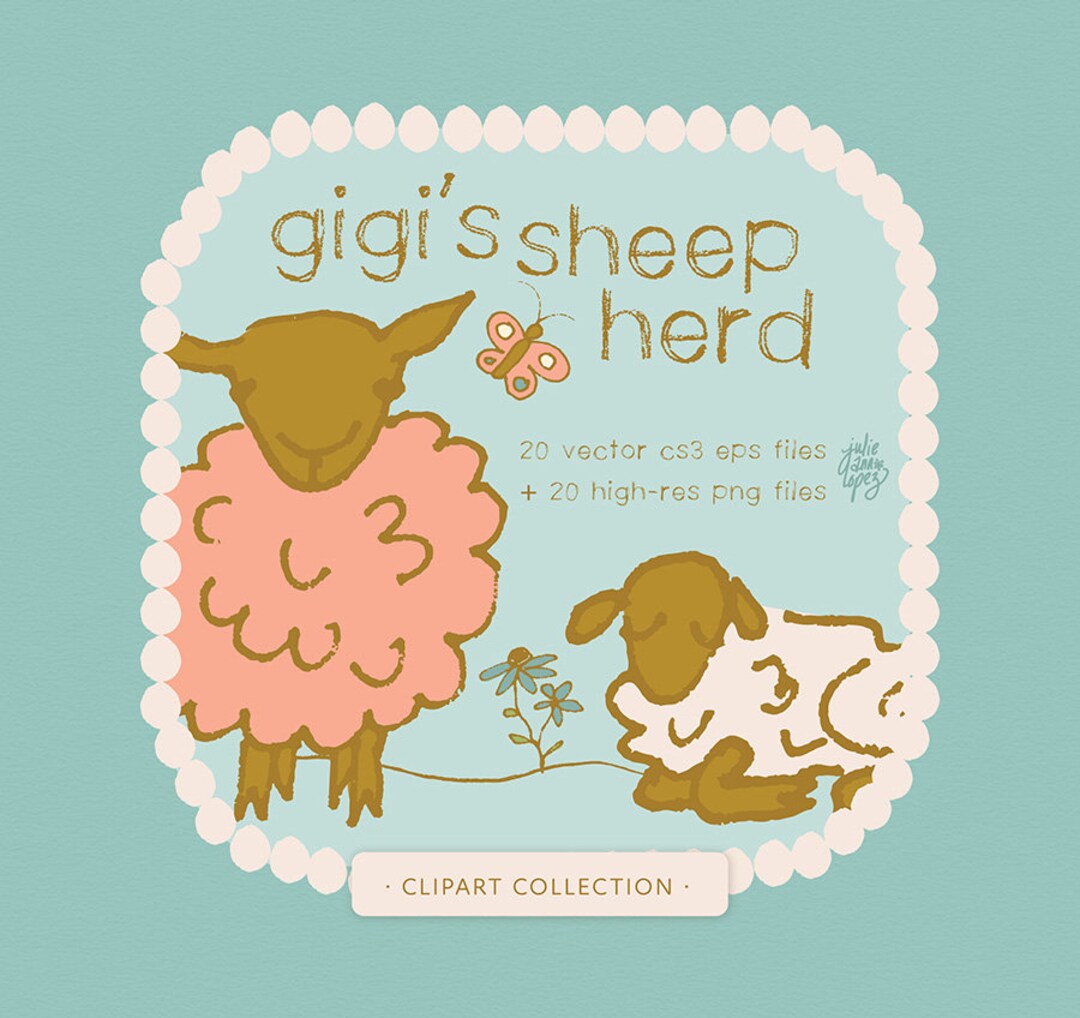 Sheep Clipart / Farm Animals / Downloadable Clip Art / Commercial Use ...