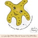 Starfish Clipart / Funny Clipart / Sea Art / Silly Starfish / Cute ...