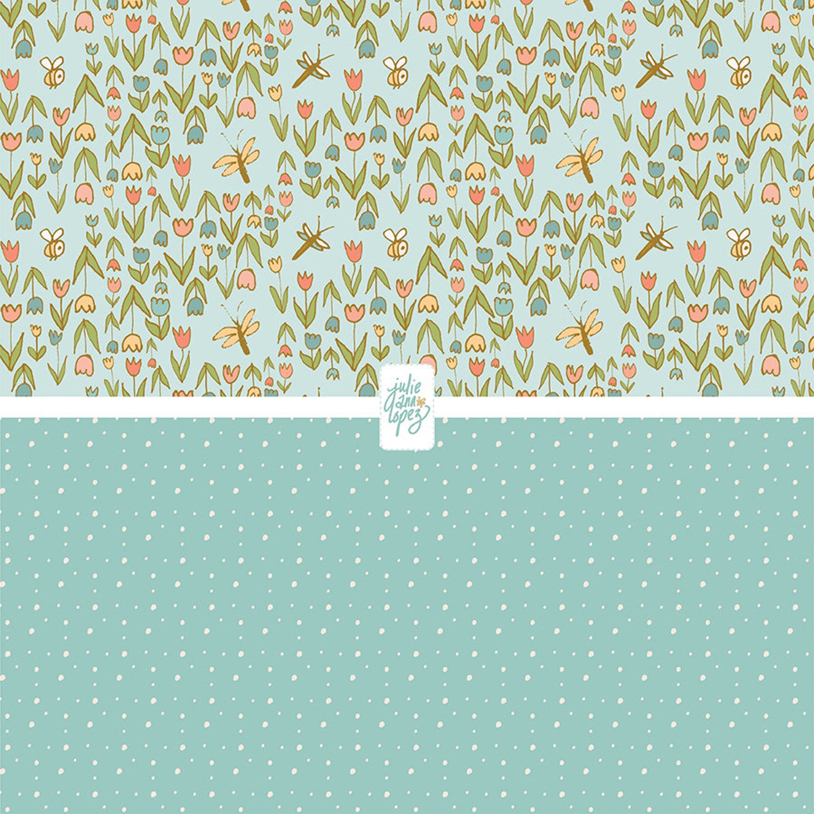 Tulip Printable Papers, Flower Digital Download Paper in 12x12 Inches ...