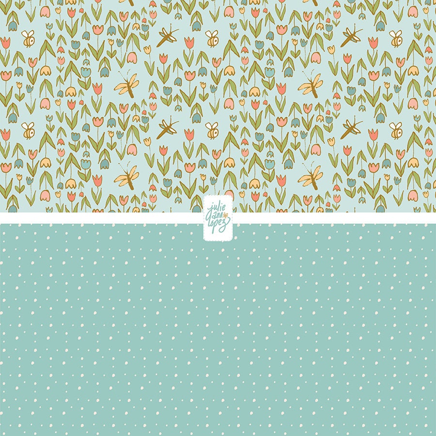 Tulip Printable Papers, Flower Digital Download Paper in 12x12 Inches ...