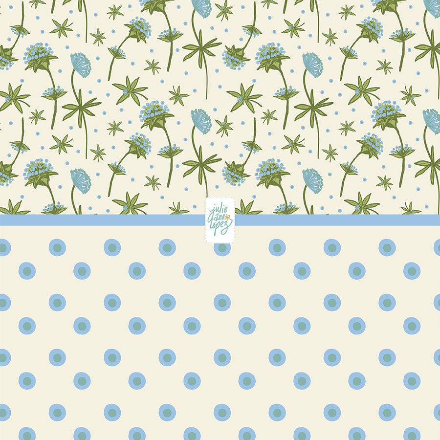 Lovely Cottagecore Printable Papers, Wildflower Digital Download Paper ...