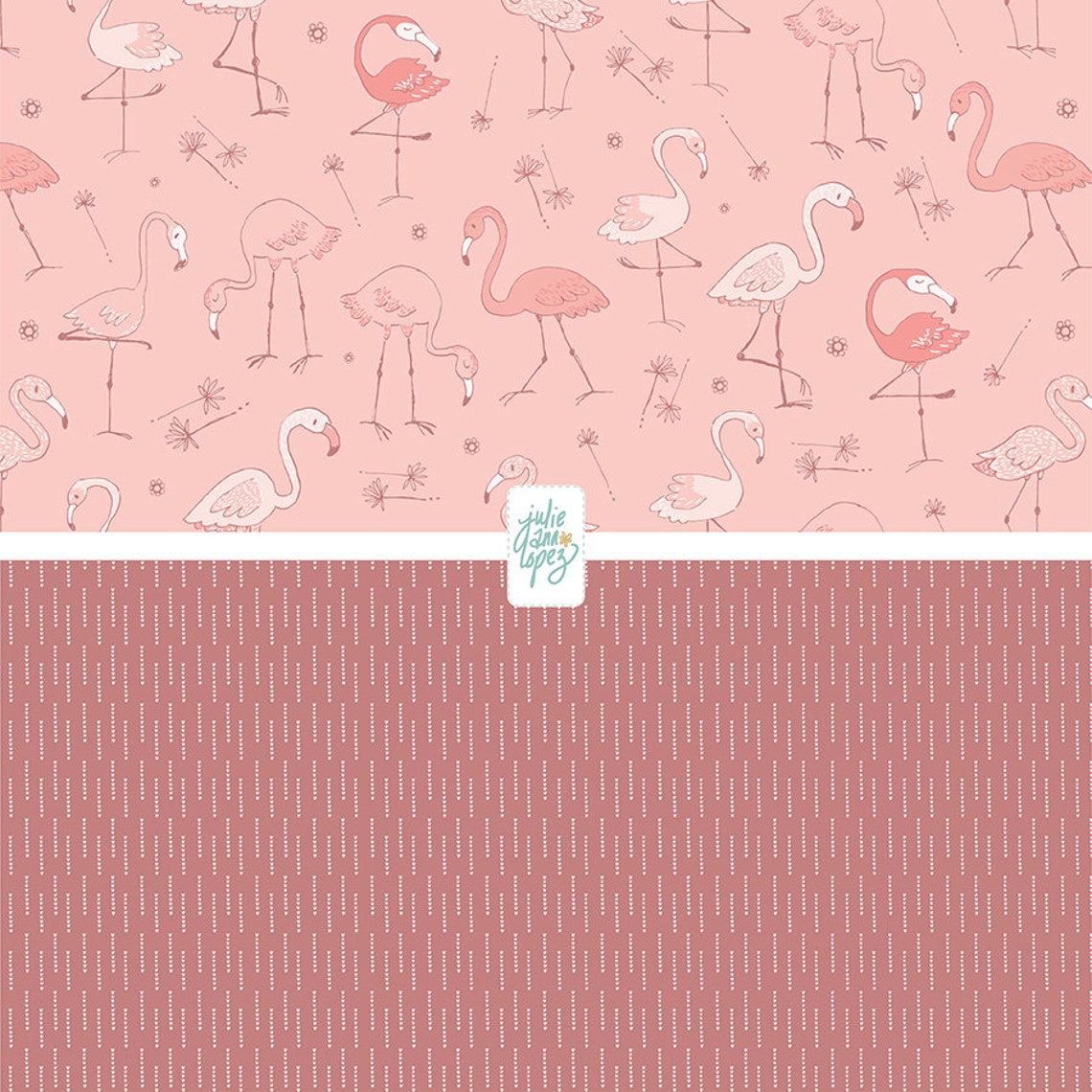 Flamingo Printable Papers, Digital Download Paper in 12x12 Inches, Pink ...
