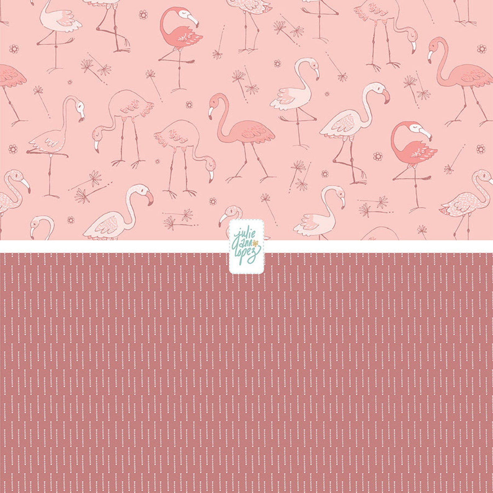 Flamingo Printable Papers, Digital Download Paper in 12x12 Inches, Pink ...